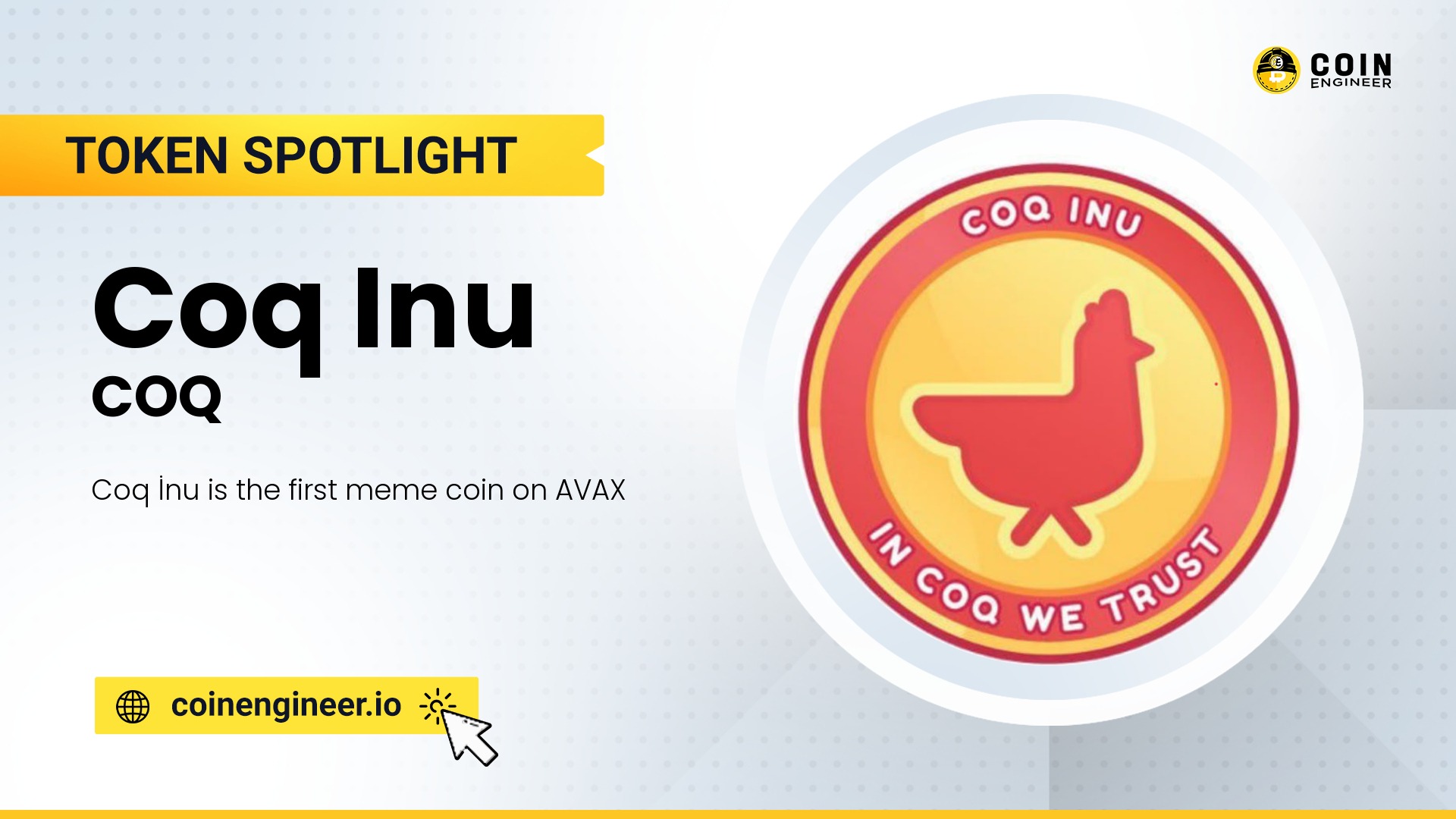 New Member of Avax Ecosystem, What is Coq Inu (COQ)? - Coin Engineer