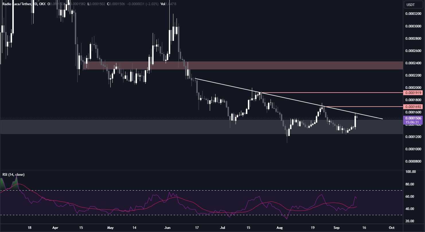 Radio Caca (RACA) Technical Analysis - Coin Engineer