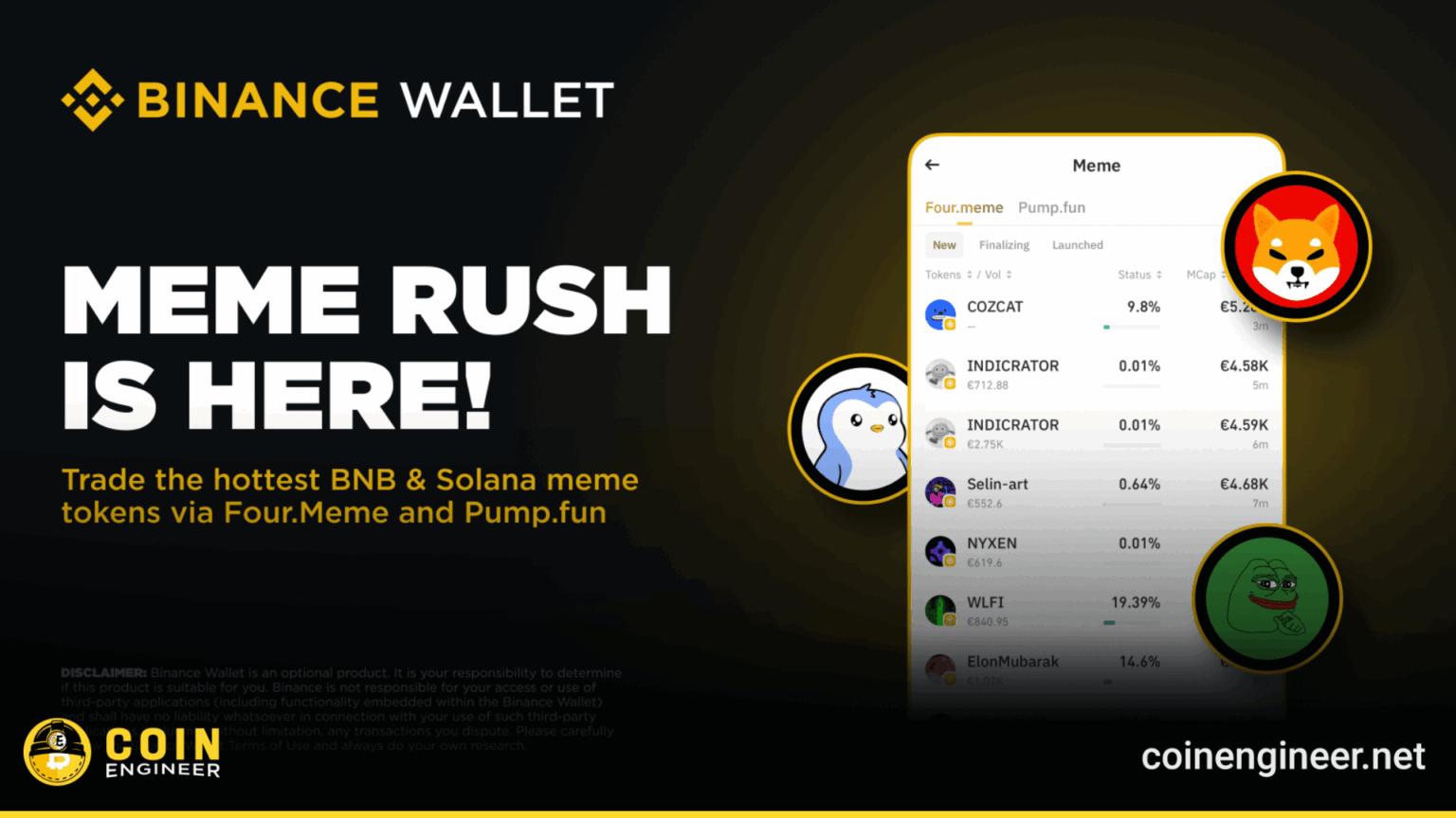 Binance Launches Meme Rush: Early Access to Trending Meme Tokens - Coin ...