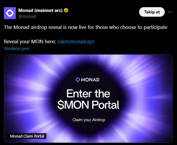 Monad Introduces New Updates for Its Upcoming Airdrop!
