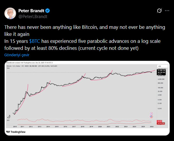 Peter Brandt Warns: The Bitcoin Cycle Is Not Over Yet!