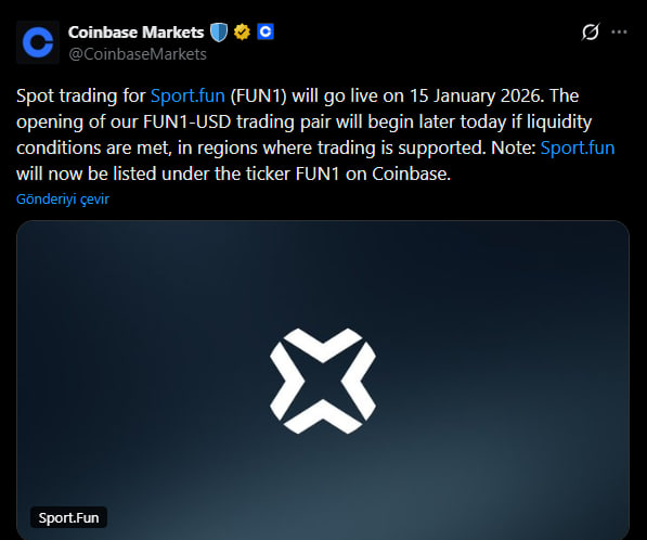 New Coin Announcement from Coinbase!